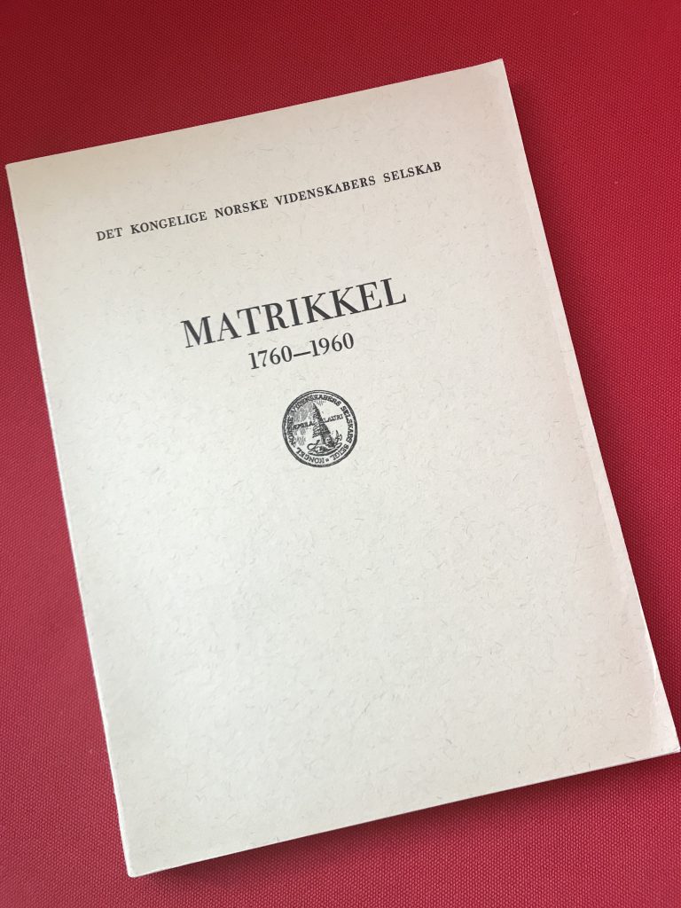 Matrikkel - DKNVS